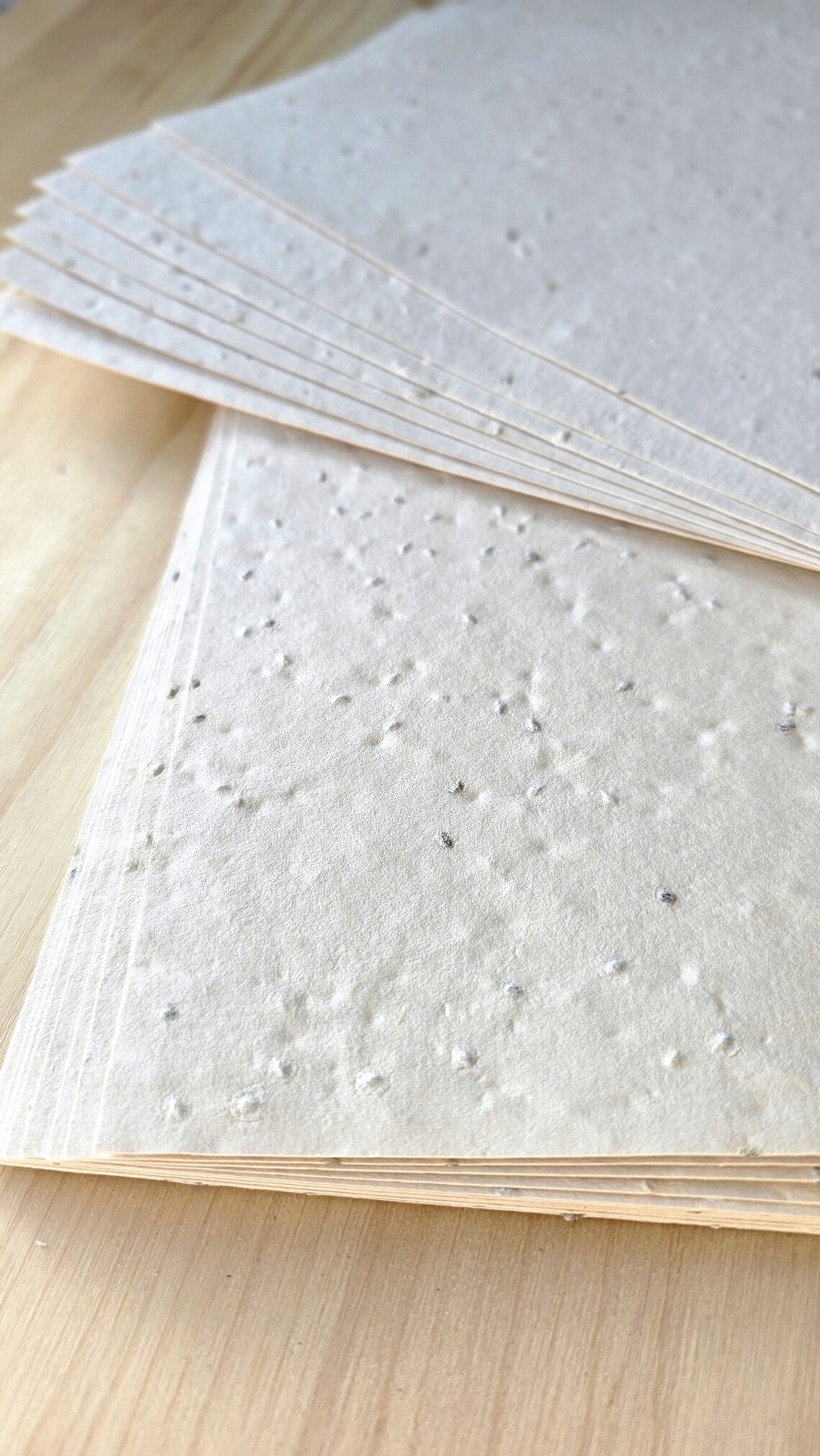 Plantable Herb Seed Paper Sheet, Handmade Recycled Paper - Etsy