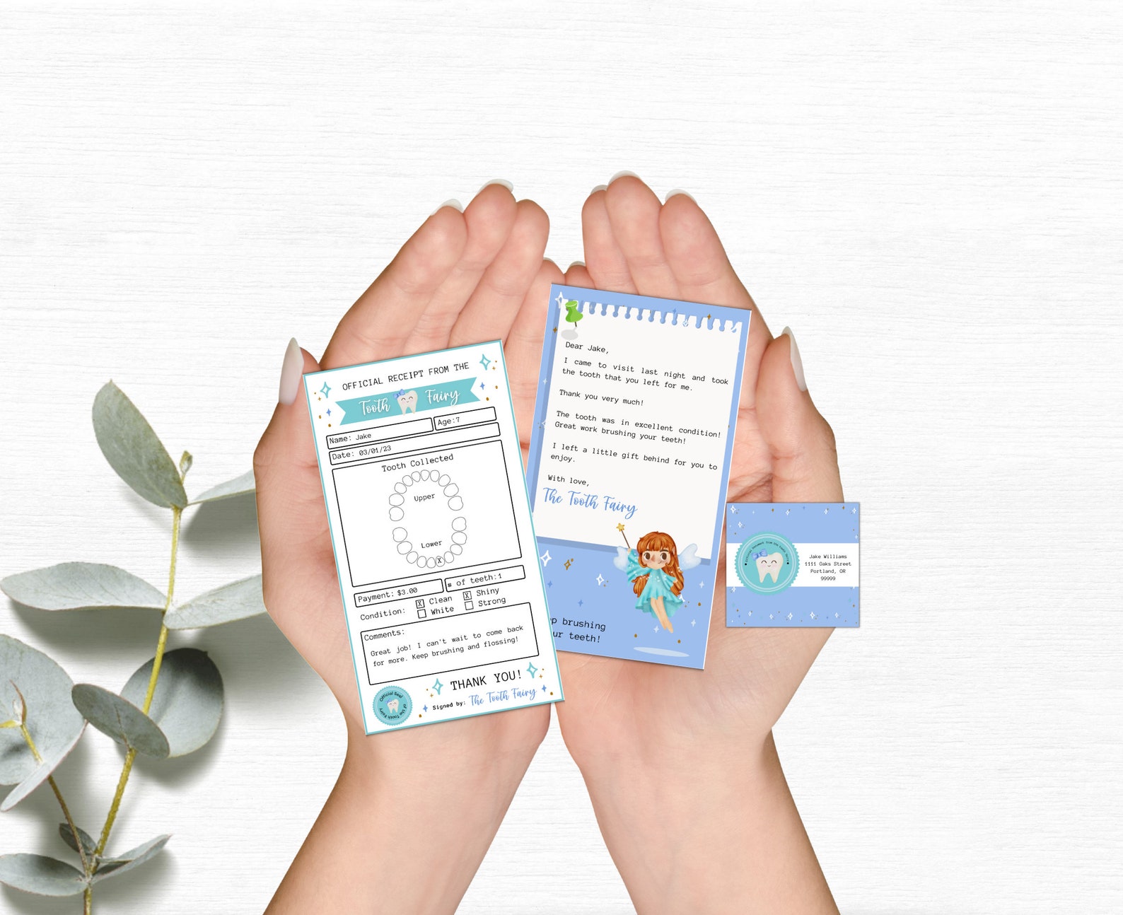 Editable Mini Tooth Fairy Letter Tooth Fairy Note Printable - Etsy