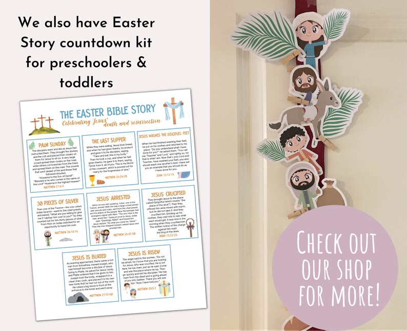 Christian Easter Placemat Activities Easter Placemat - Etsy