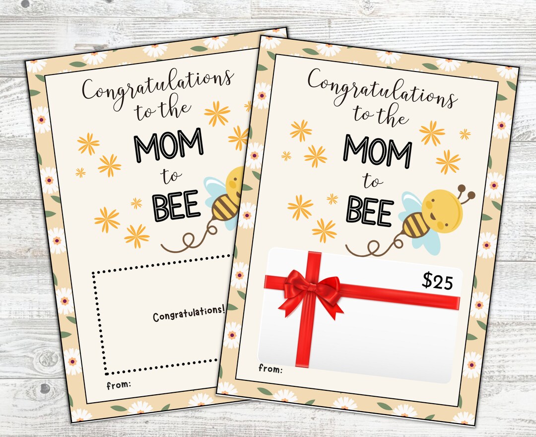 First Time Mom Gift Card | Mom to Be Gift Card Holder | Baby Shower ...
