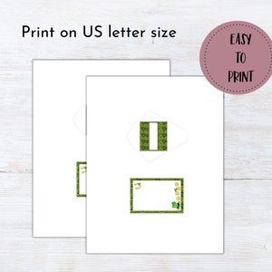 Printable Leprechaun Letter | Leprechauns Mini Letter and Envelope ...