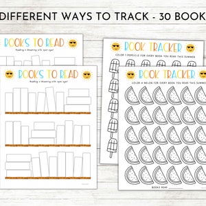Summer Reading Tracker for Kids | Summer Reading Challenge | Summer ...