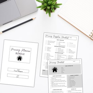 Moving Planner Bundle Printable | Moving Planner Kit | Moving Checklist ...