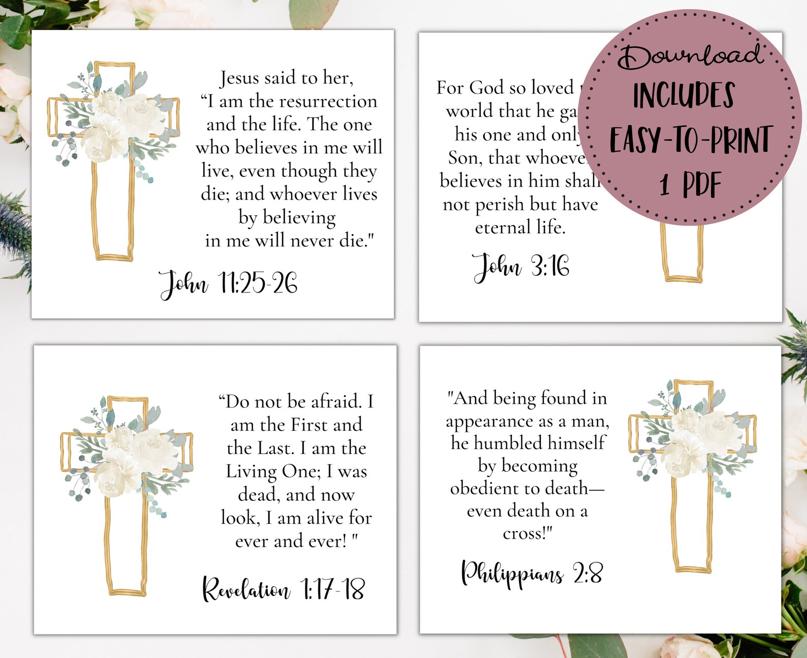 EASTER SCRIPTURE CARDS | Christian Easter Cards | Easter Cards | Easter ...