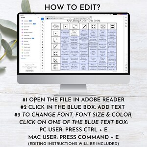 Getting to Know You Dice Game Editable, Table Talk Dice Game ...