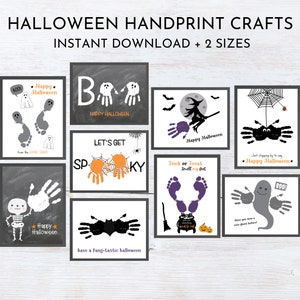 Halloween Handprint Crafts | Preschool Halloween Activity | Last Minute ...