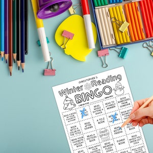 Winter Reading BINGO Challenge | Winter Break Reading Challenge ...