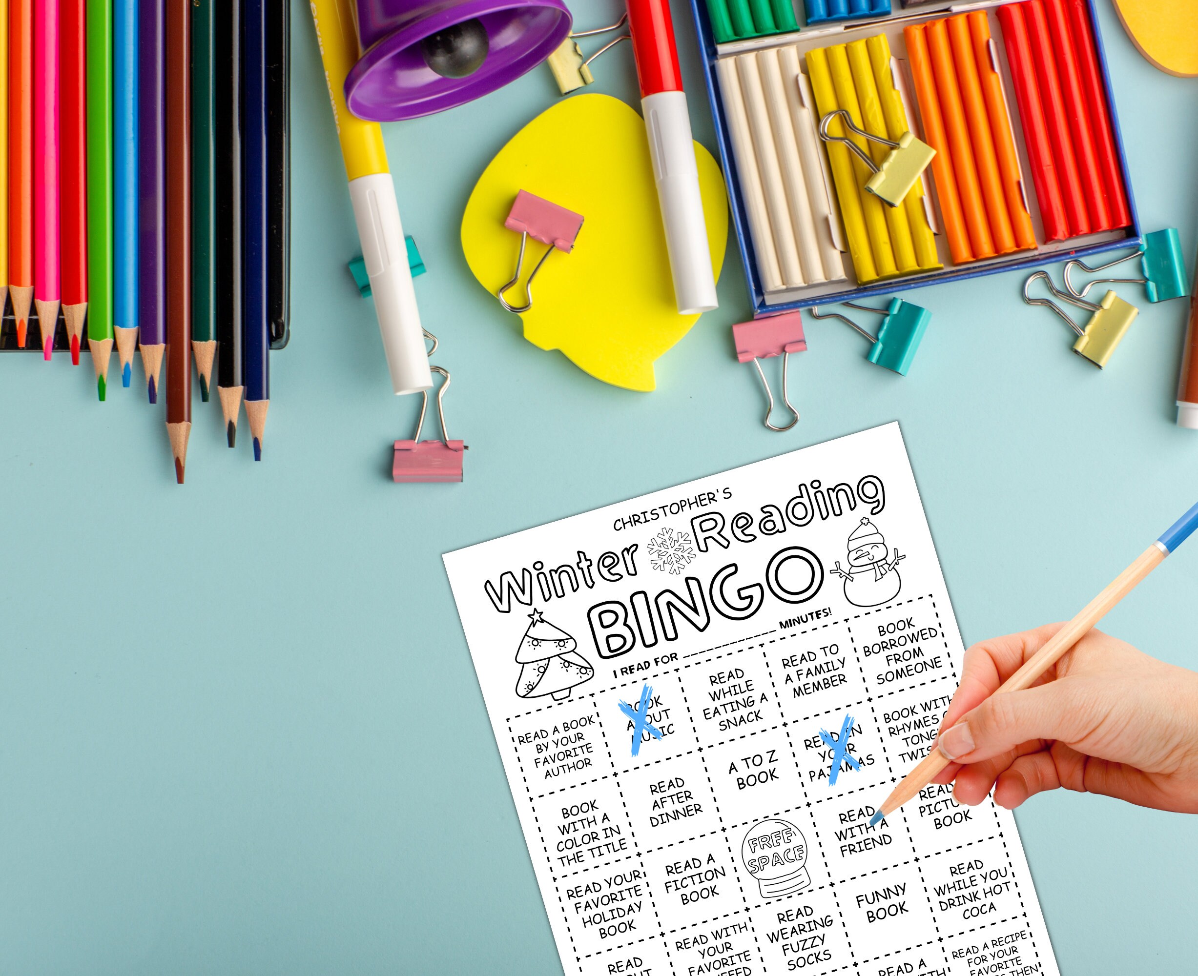 Winter Reading BINGO Challenge | Winter Break Reading Challenge ...