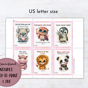 Editable Bible Valentines Cards, Love Scriptures, Love Bible Verses for ...