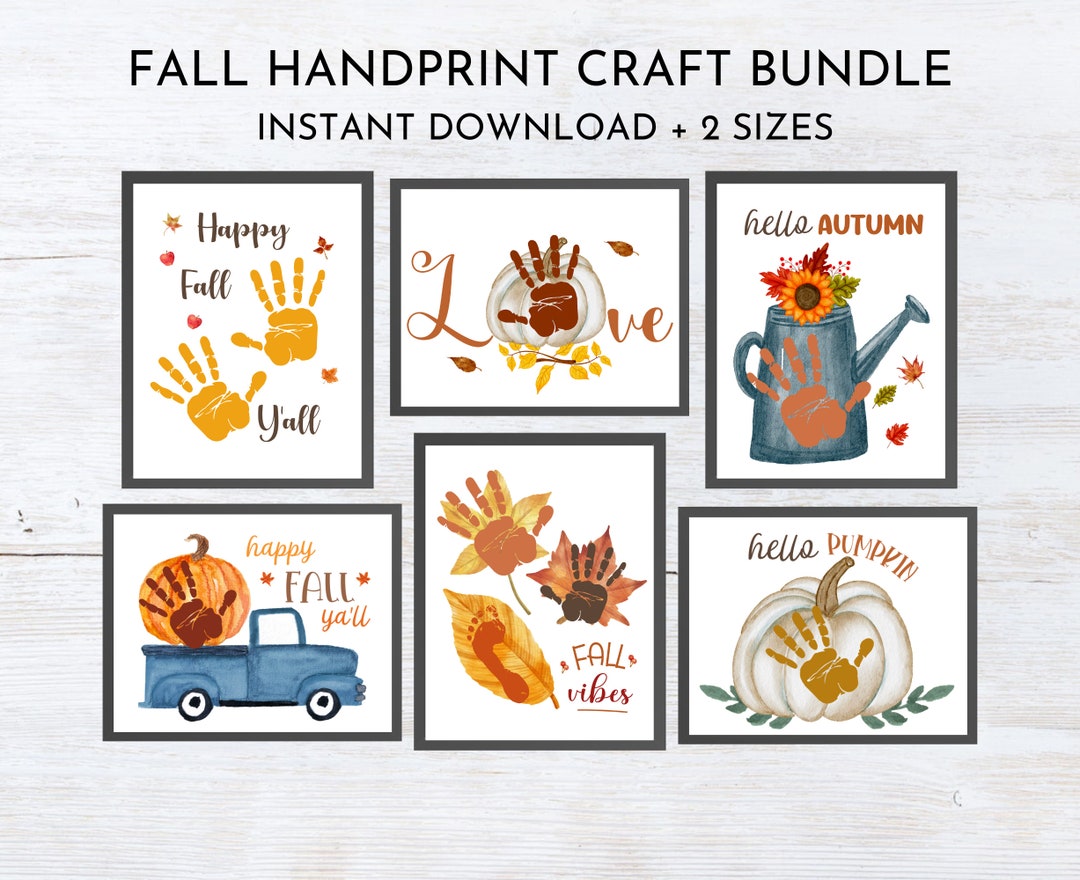 Fall Handprint Craft | Preschool Fall Craft | Classroom Handprint Craft ...