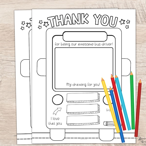 Bus Driver Thank You - Etsy