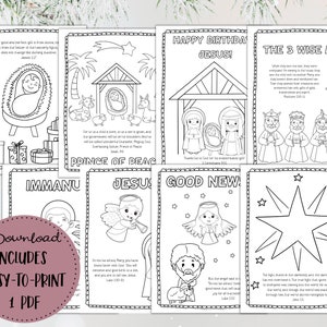 Nativity Coloring Pages Printable | Christmas Nativity Story Coloring ...