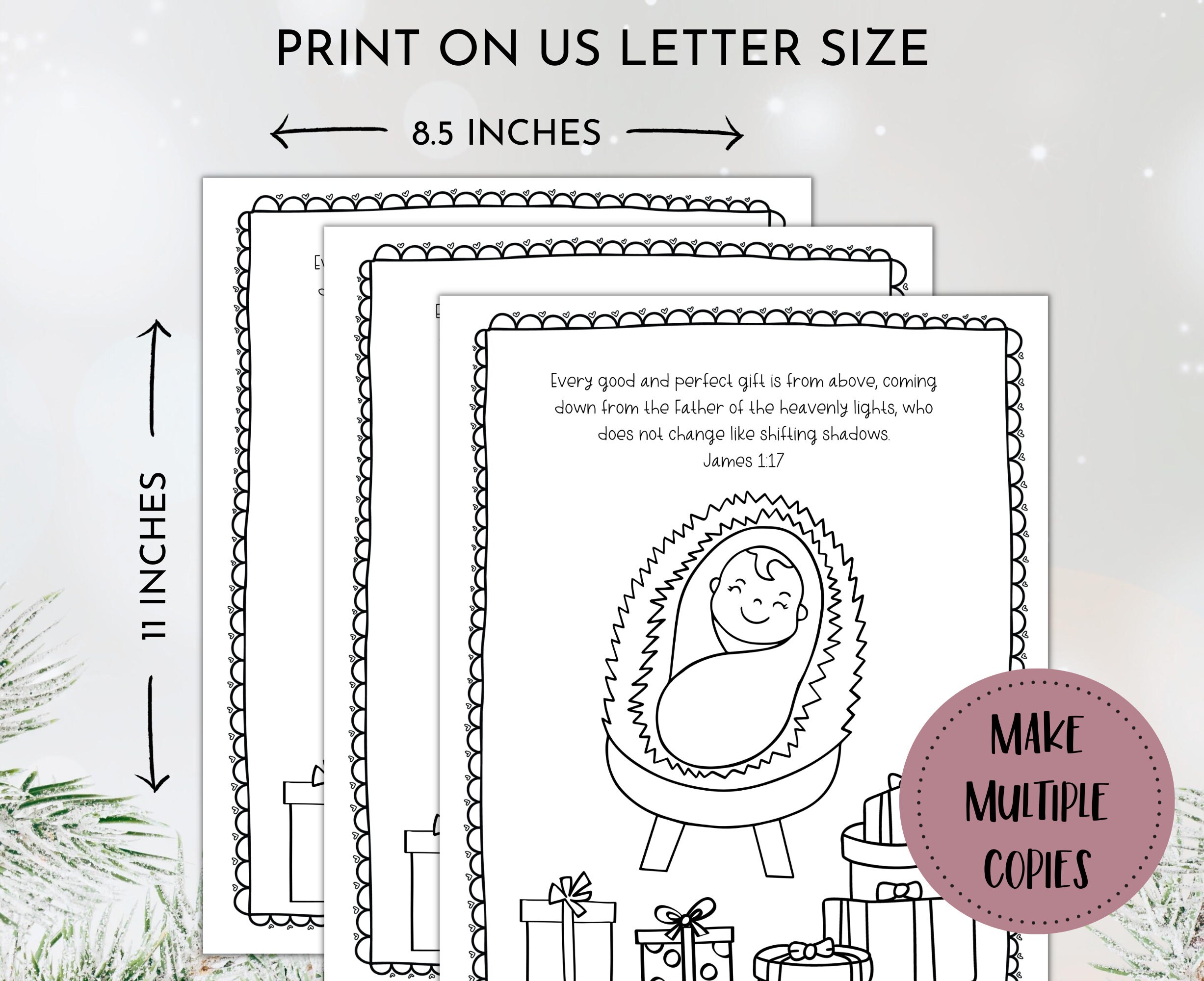 Nativity Coloring Pages Printable | Christmas Nativity Story Coloring ...