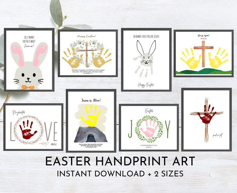 Christian Easter Handprint Crafts Religious Easter Crafts - Etsy