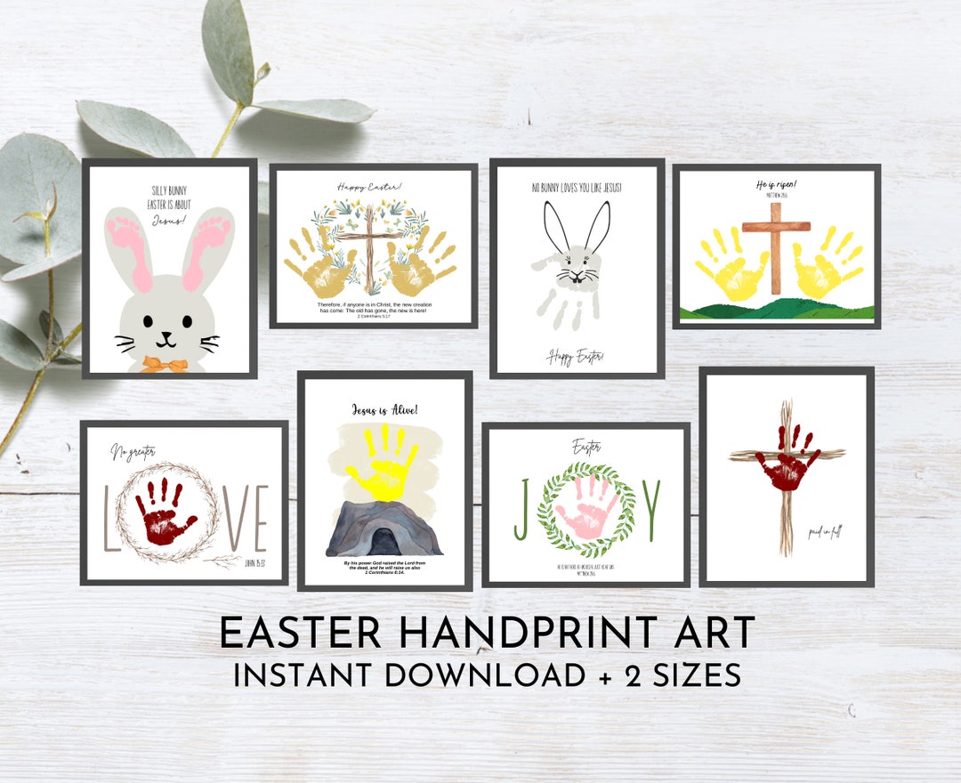Christian Easter Handprint Crafts | Religious Easter Crafts for Toddler ...