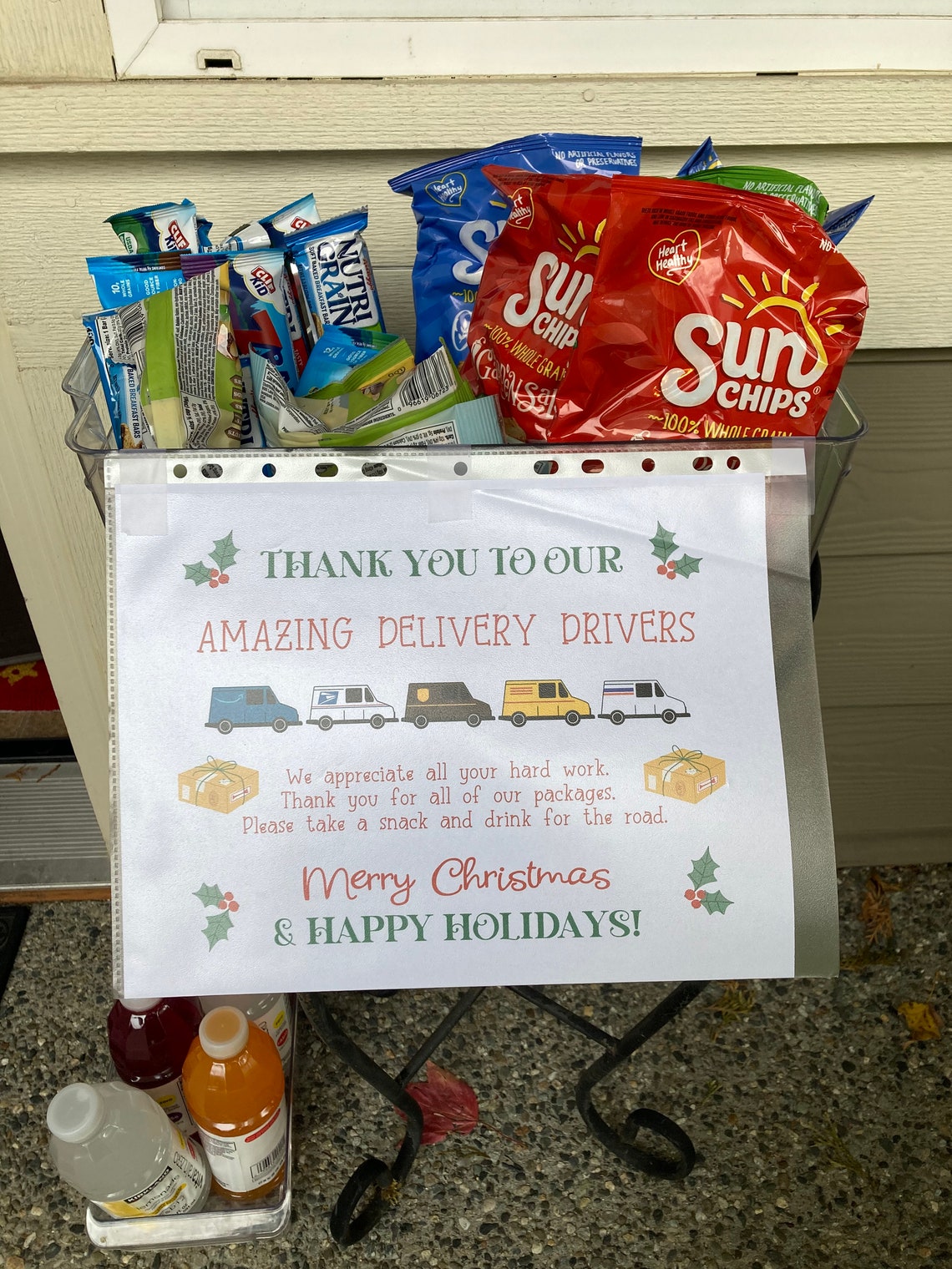 Delivery Drivers Thank You Sign Printable Delivery Drivers - Etsy