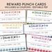 Editable Reward Punch Cards Printable Punch Cards - Etsy