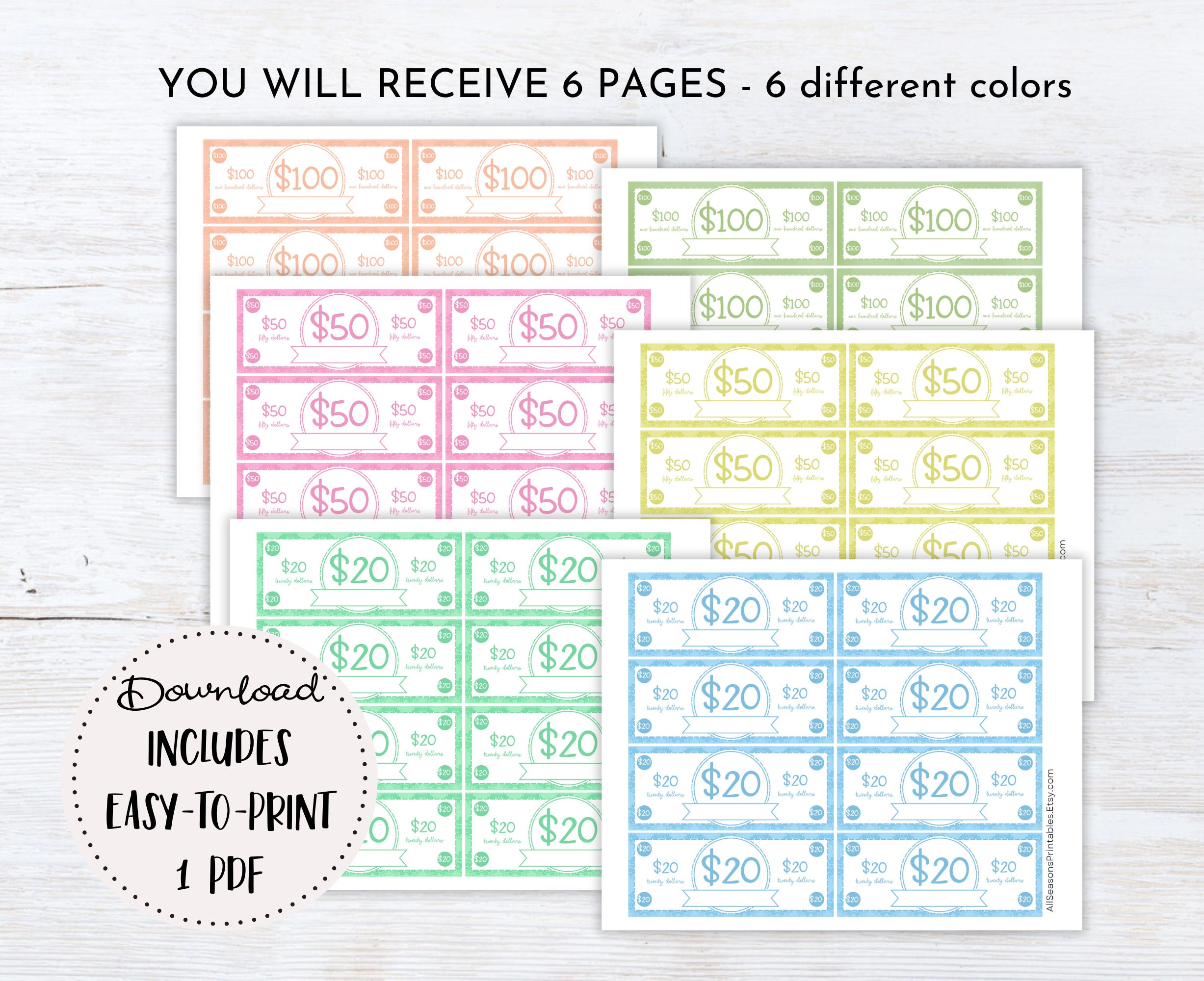 EDITABLE Mom Bucks Printable | Reward Bucks | Good Behavior Bucks ...