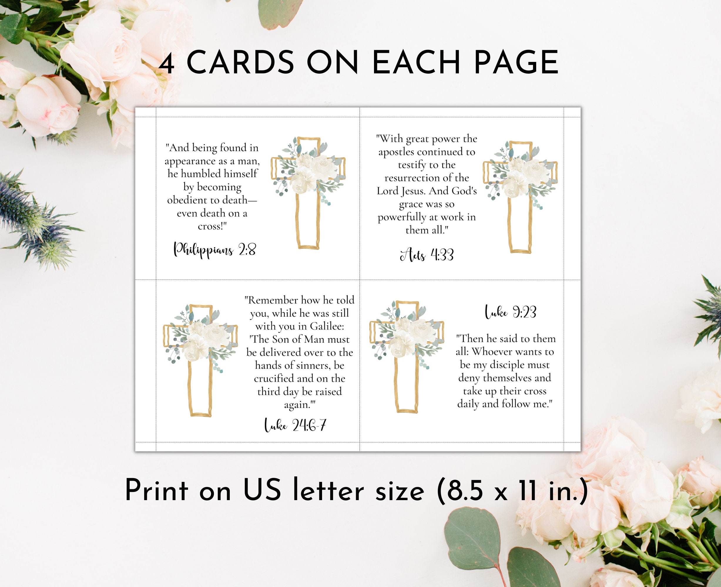 EASTER SCRIPTURE CARDS | Christian Easter Cards | Easter Cards | Easter ...