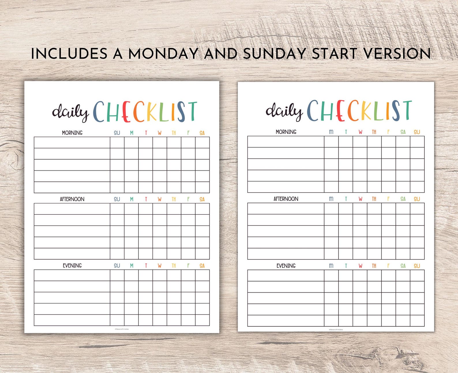 Kids Daily Checklist Editable | Kids Routine Chart | Kids ...