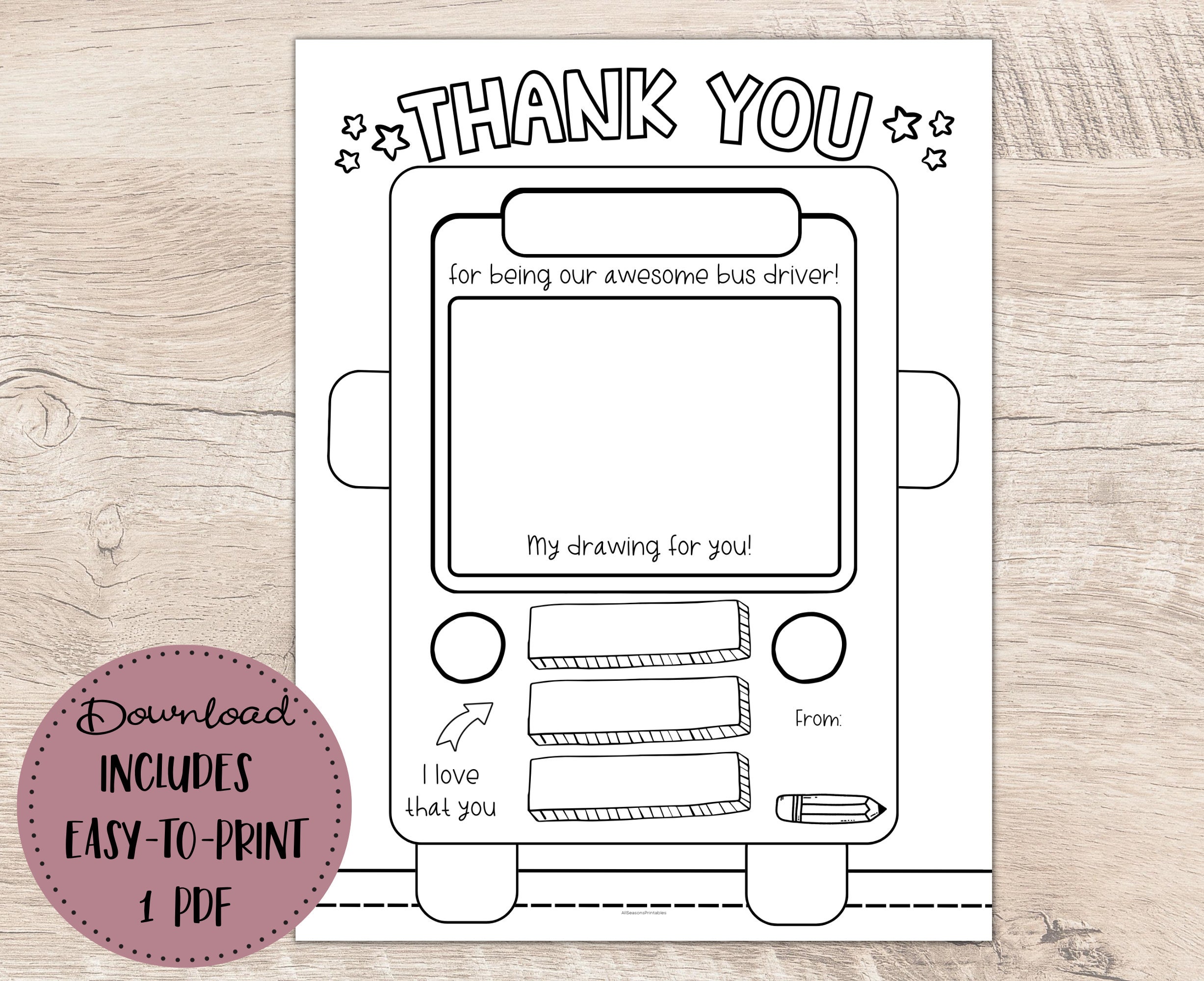 School Bus Driver Thank You, Bus Driver Thank You, School Bus Thank You ...