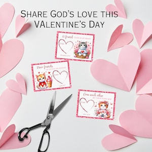 Editable Cats Bible Valentines Cards, Love Scriptures, Love Bible ...