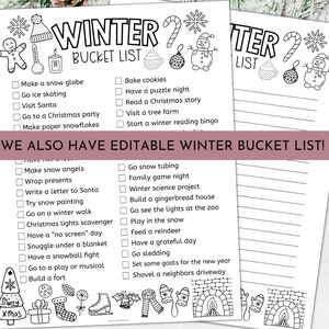 Christmas Acts of Kindness Calendar | Editable Christmas Holiday ...