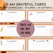 I Am Thankful for Cards Printable | Thanksgiving Gratitude Card ...