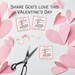 Christian Valentines Gift Tags | Bible Scripture Cards | John 3:16 ...