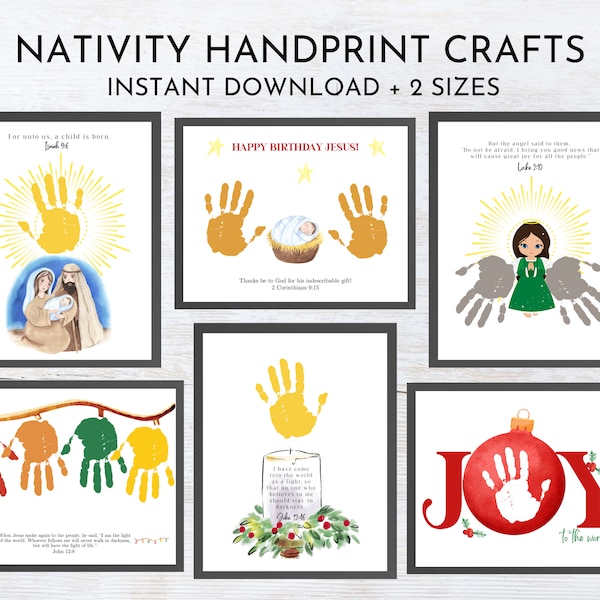 Christmas Handprint - Etsy