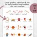 Fall Scavenger Hunt Printable Autumn Outdoor Activity Neighborhood ...