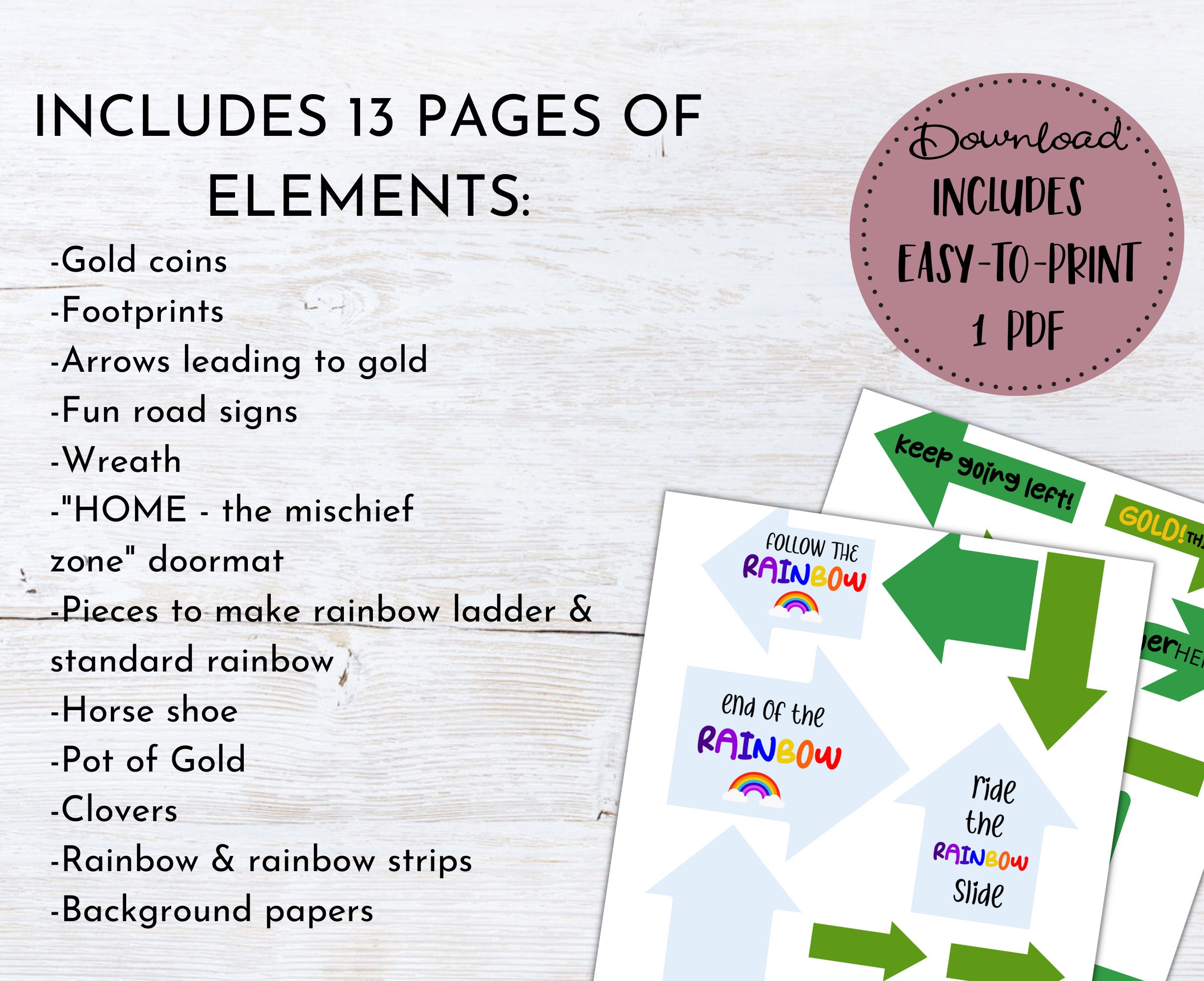 Leprechaun Trap Kit Printable DIY Leprechaun Trap St. - Etsy