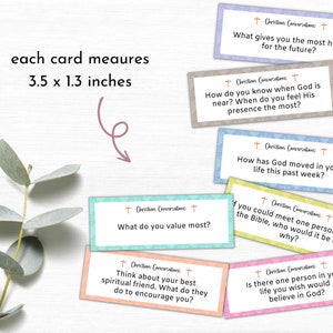 96 Christian Conversation Starters | Christian Conversation Cards ...