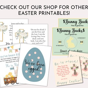 Easter Story Printable Easter Story Activity for | Etsy