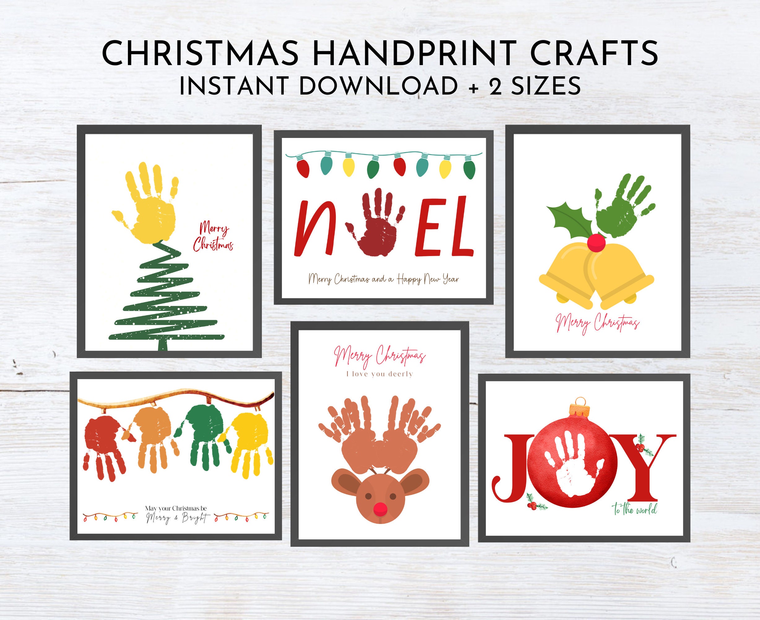 Christmas Handprint Art Christmas Handprint Crafts for Preschoolers ...
