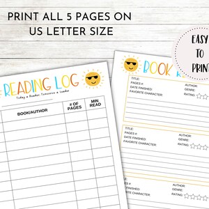 Summer Reading Tracker for Kids | Summer Reading Challenge | Summer ...