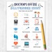 Doctor's Office Scavenger Hunt Printable | Medical Office Scavenger ...