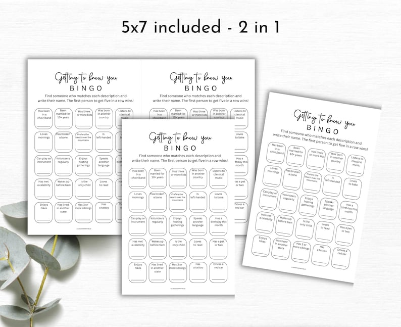 Getting to Know You Bingo Editable, Find Someone Who Bingo, Team ...