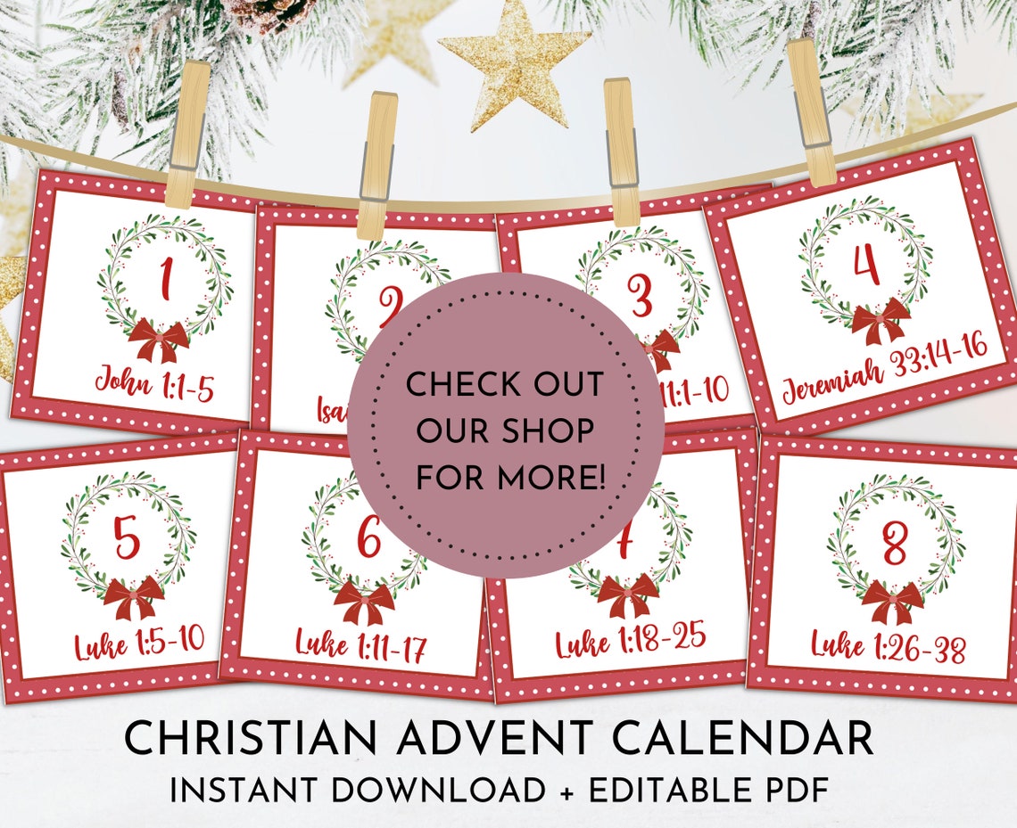Nativity Advent Coloring Countdown Printable Advent Calendar - Etsy