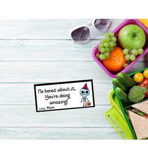 Halloween Lunch Box Notes for Kids | Positive Affirmations for Kids ...