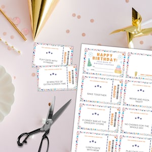 Birthday Coupon Book | Printable Birthday Coupons for Kids | Birthday ...