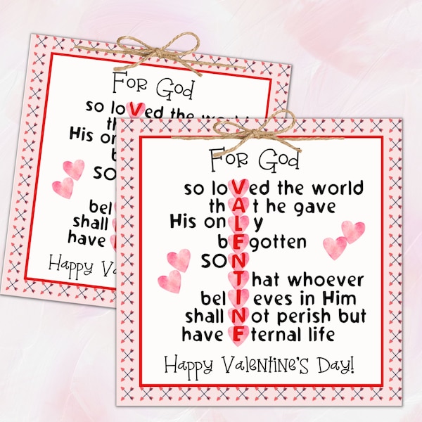 Bible Valentine Games - Etsy