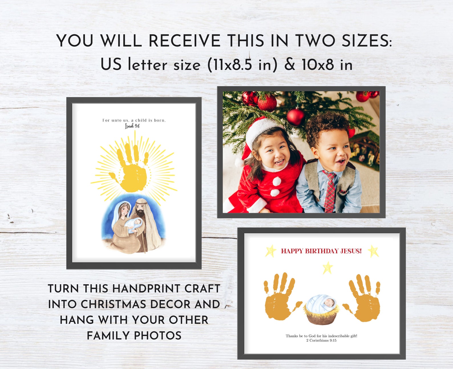 Christmas Nativity Handprint Art | Nativity Scene Handprint Crafts ...