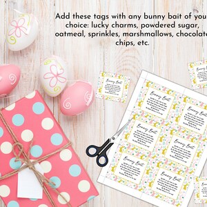 BUNNY BAIT Printable Gift Tags | Bunny Bait for Kids | Easter Bunny ...