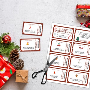 Kids Christmas Coupon Book Printable | Christmas Coupons Editable ...