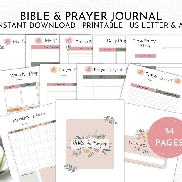 Prayer Journal - Etsy