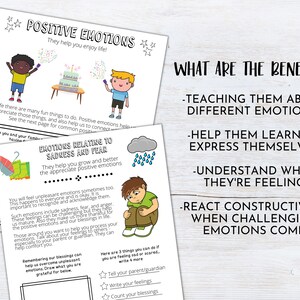Emotions and Feelings Worksheets Printable | Emotions Activities for ...