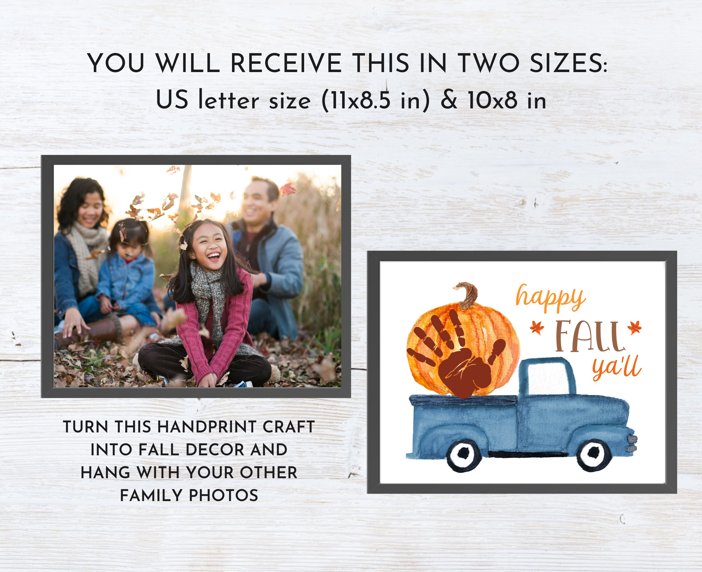 Fall Handprint Craft Preschool Fall Craft Classroom - Etsy