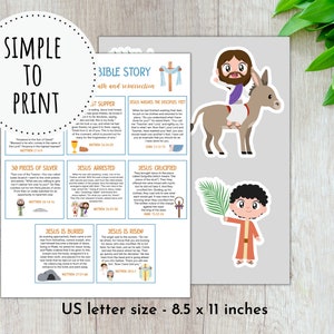 Easter Story Printable | Easter Story Activity for Preschoolers ...