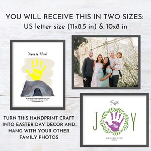Christian Easter Handprint Crafts | Religious Easter Crafts for Toddler ...